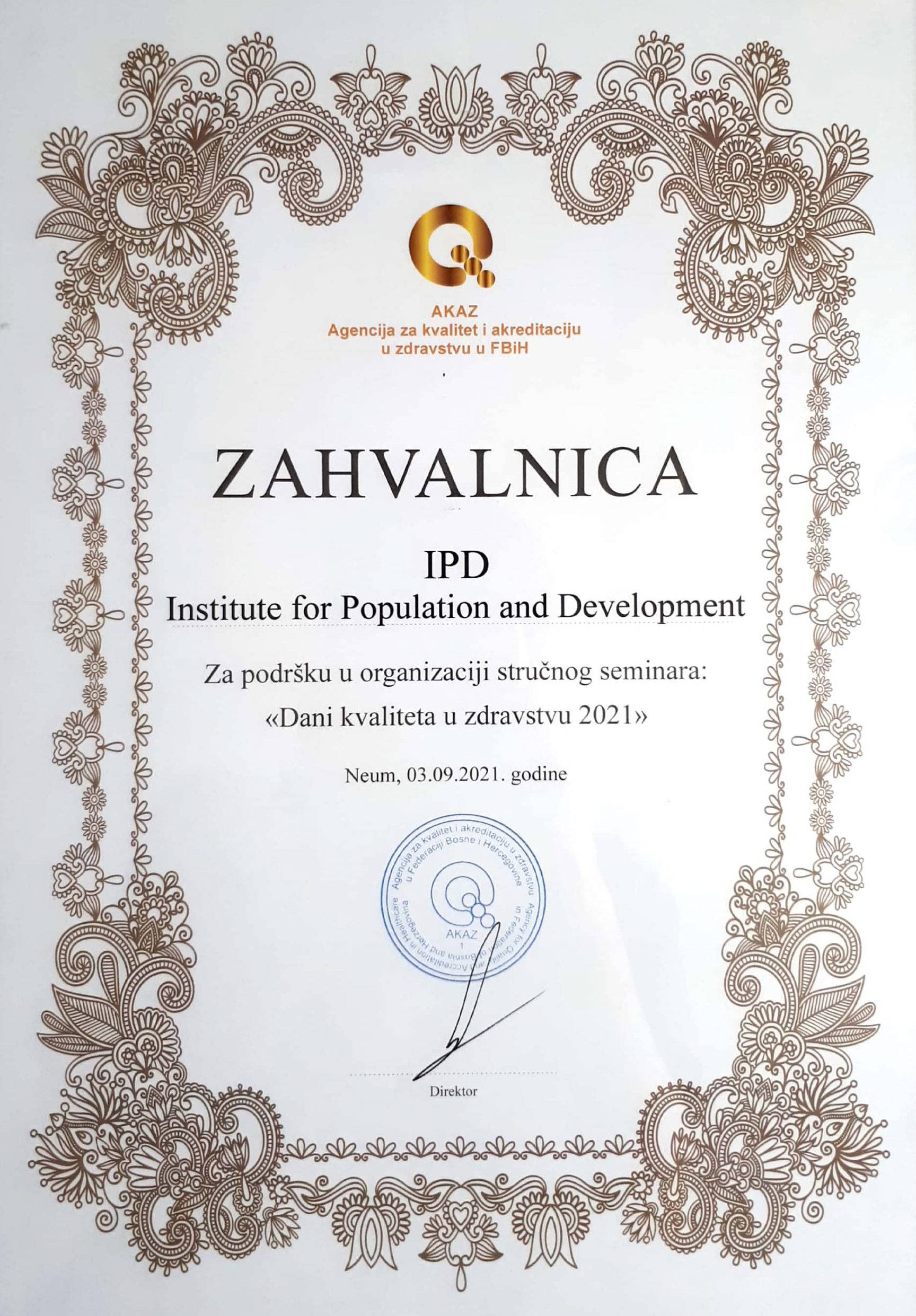 Excellence zone – IPD